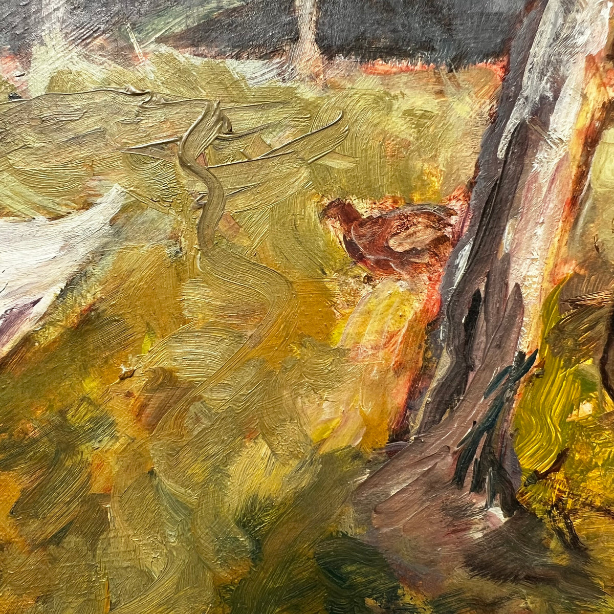 STASH - Original Artwork, Geese/Farmyard Scene – Stash